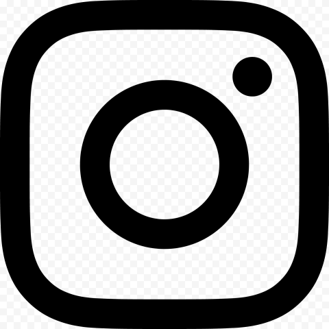 Instagram Lines Square Logo Icon Black & White | Citypng