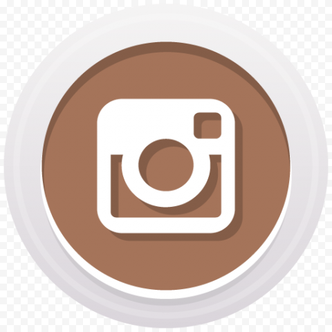HD Silver Gray Outline Round Instagram Logo Icon PNG | Citypng