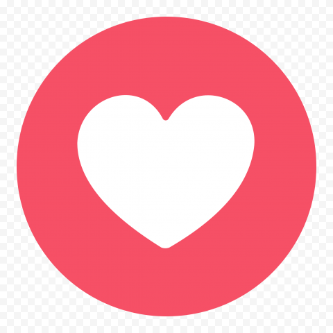 Facebook Heart Reaction Illustration Icon | Citypng