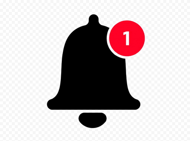 Black Bell Youtube Notification Sound Effect Icon | Citypng