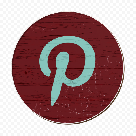 Red Square Shape White Round Pinterest Logo | Citypng