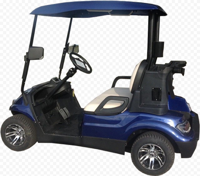 Golf Buggies Blue Cart Front View | Citypng