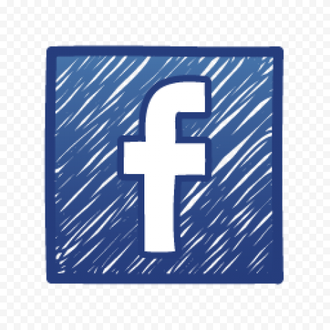 Square Fb Facebook Social Media Sketch Icon | Citypng