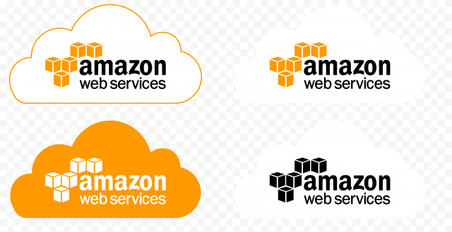 Set Of Amazon AWS Logo With Cloud | Citypng