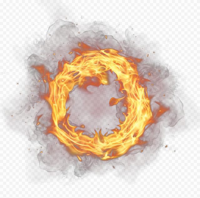 HD Fire Flames Frame Border PNG | Citypng