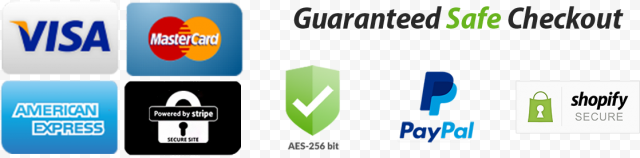 HD Guaranteed Safe Checkout Payments Badge Icons | Citypng