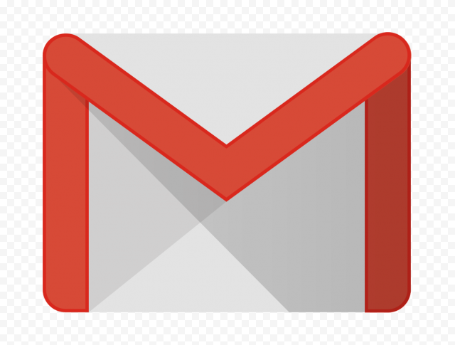 Black Gmail Text Logo With Envelope Icon | Citypng