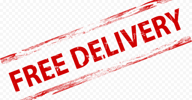 Blue Free Delivery Round Stamp | Citypng