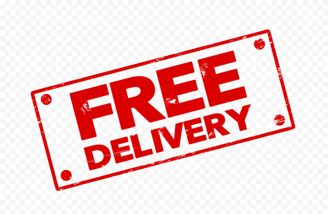 Blue Free Delivery Round Stamp | Citypng