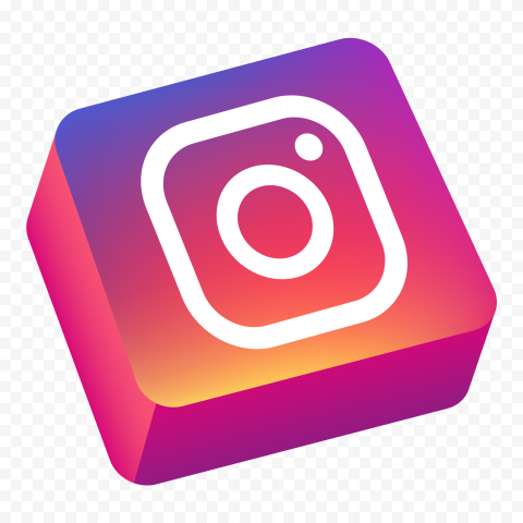 Instagram White Logo In Square Pink Watercolor Icon | Citypng