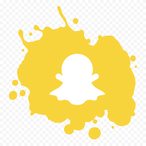 HD Black Snapchat Ghost Logo Icon Symbol PNG | Citypng