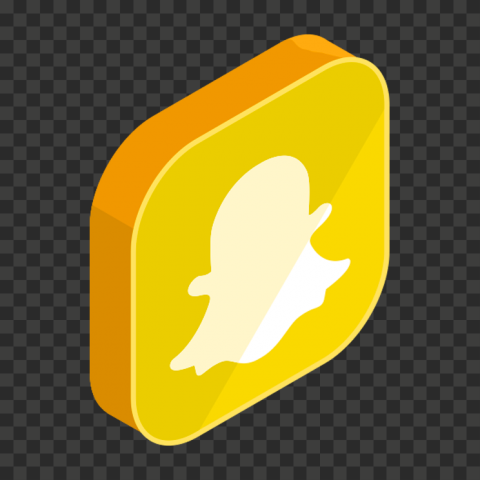 HD Snapchat 3D Round Logo Icon Illustration PNG Image | Citypng