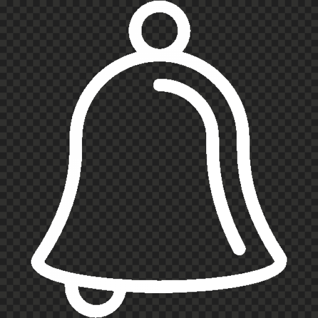 FREE Notifications Bell Outline Icon PNG | Citypng