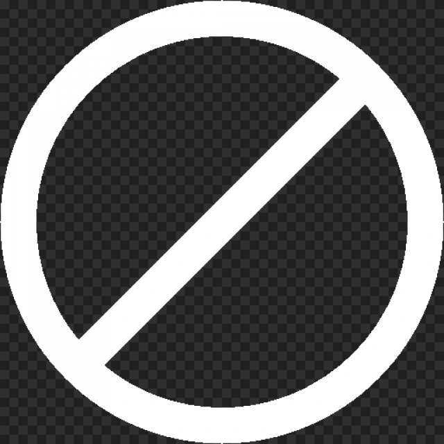 No Symbol Transparent Black
