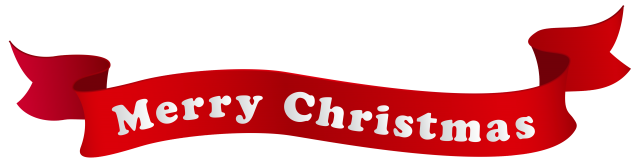 HD Red Merry Christmas Clipart Vector Text Logo PNG | Citypng