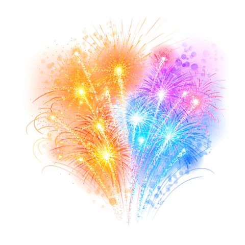 HD Holiday Fireworks Illustration PNG | Citypng