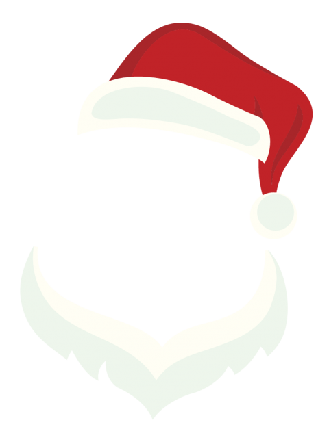 Transparent Santa Beard