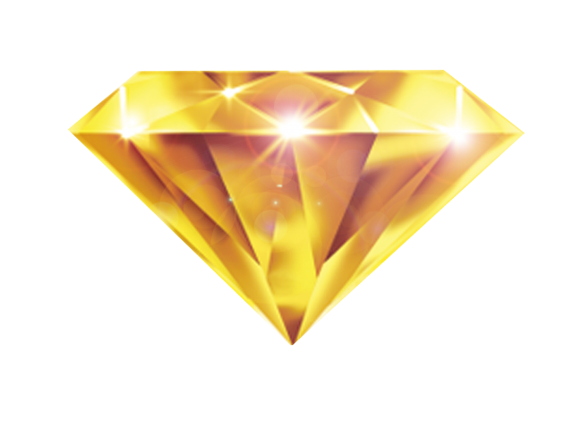 HD Gold Diamond Transparent Background | Citypng