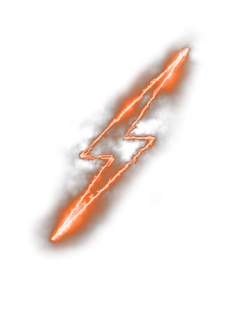 Purple Glowing Lighting Bolt PNG | Citypng