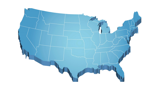 Us Map Transparent Png