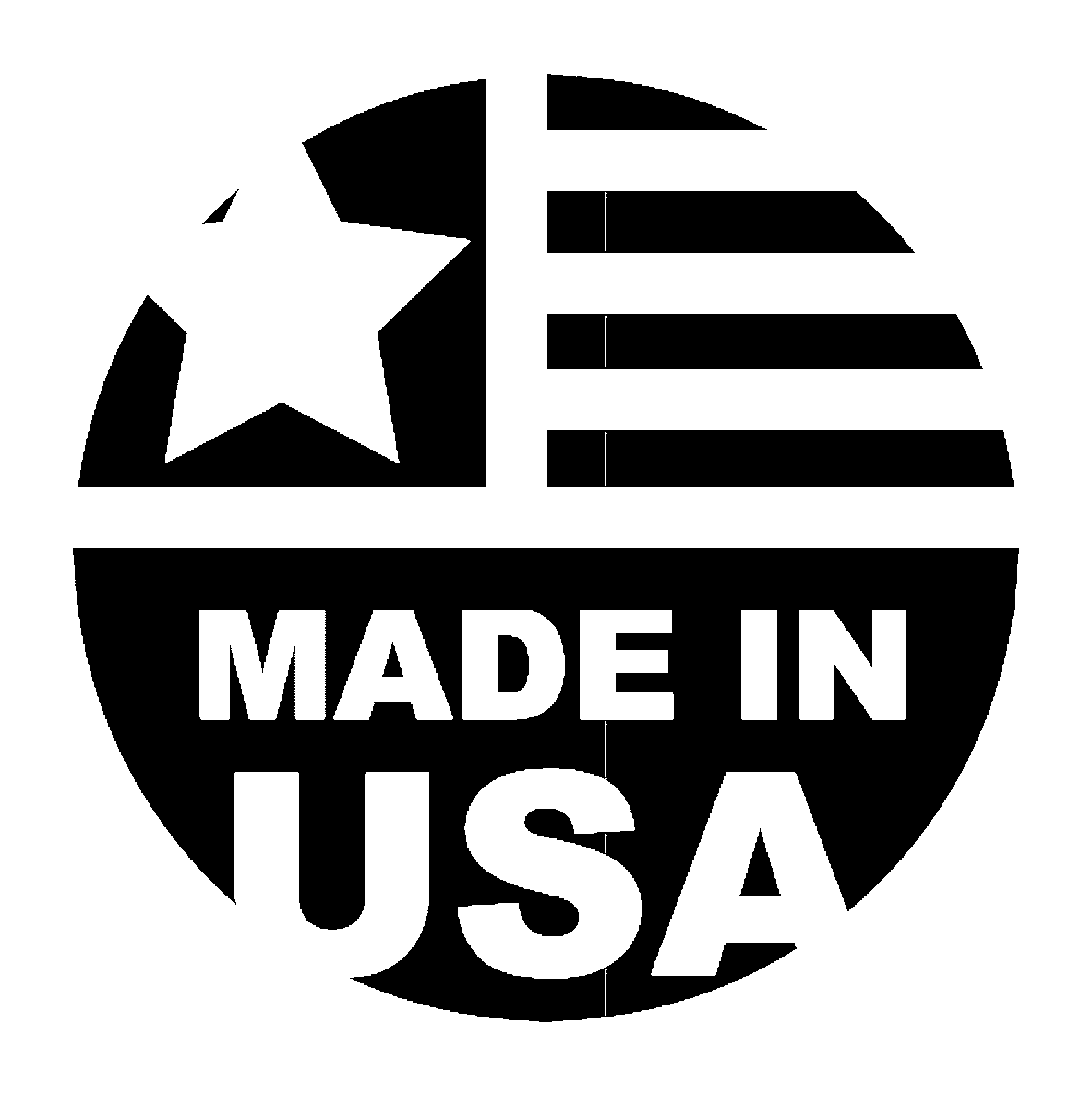 Made In USA Words Flag Style Logo Sign PNG Image | Citypng