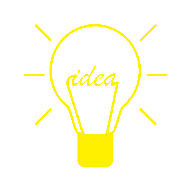 Yellow Spiral Bulb Icon PNG | Citypng