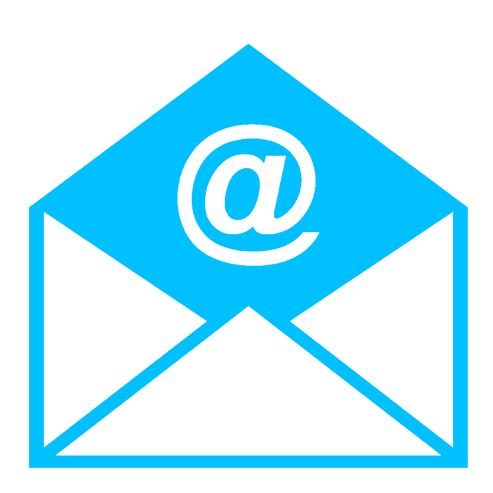 HD Letter Email Round Blue Icon Transparent PNG | Citypng