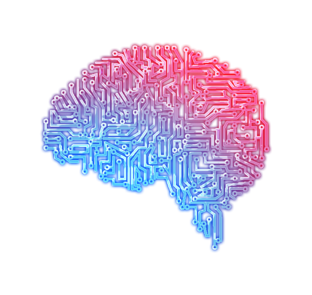 FREE Glowing Abstract Circuit Brain PNG | Citypng