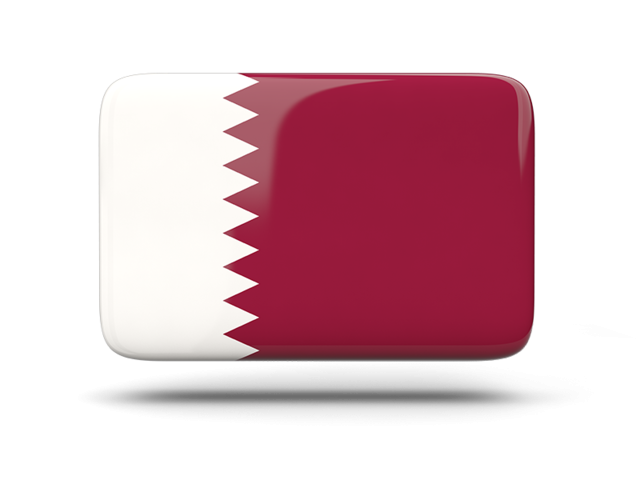 PNG Round Glossy Qatar Flag Button Icon | Citypng