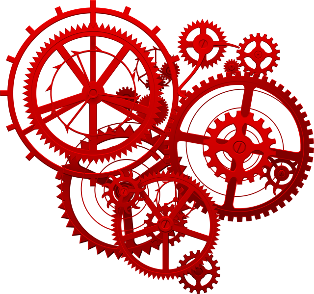 Download HD Metal Mechanical Industrial Gears PNG | Citypng