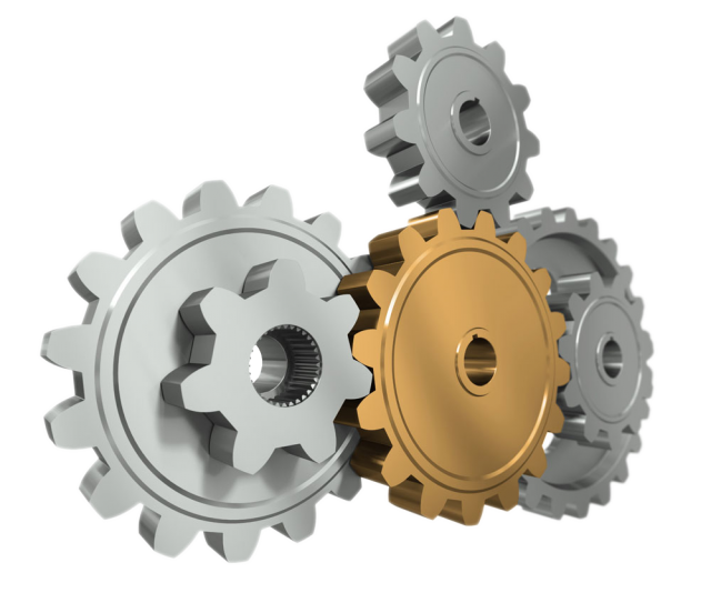 Download HD Metal Mechanical Industrial Gears PNG | Citypng