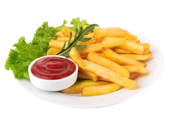 French Fries On A Paper Plate HD PNG | Citypng