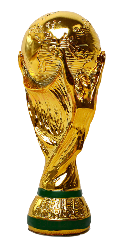 Neon Glowing World Cup Trophy HD PNG | Citypng