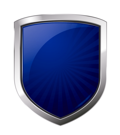 Download HD Metal White Shield Guard Icon PNG | Citypng