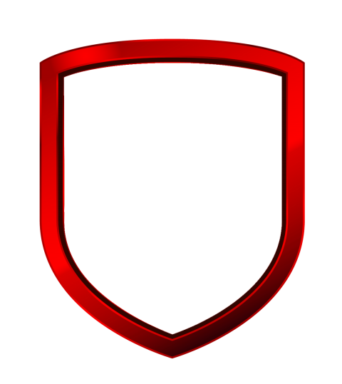 FREE Orange Metal Shield Outline Frame PNG | Citypng