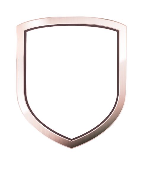 Blue Metal Shield Outline Frame FREE PNG | Citypng