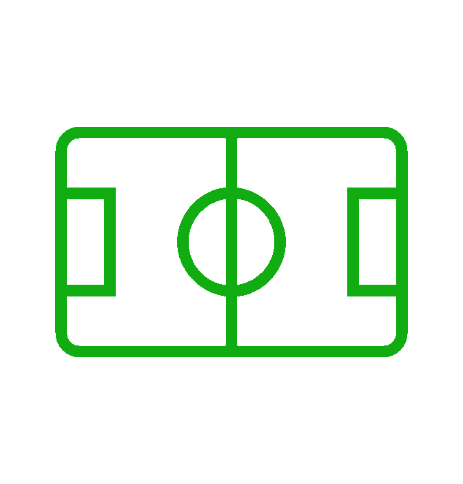Download HD Red Pitch Stadium Outline Icon PNG | Citypng