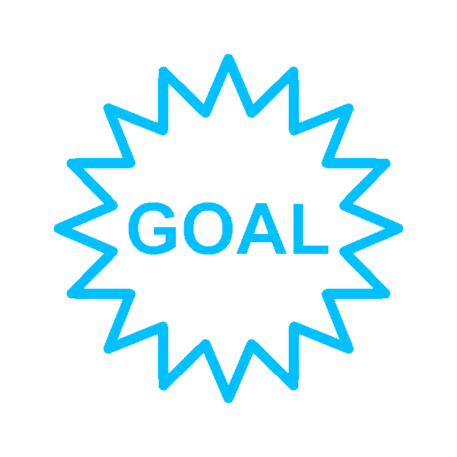 Transparent HD Goal Yellow Word Icon | Citypng