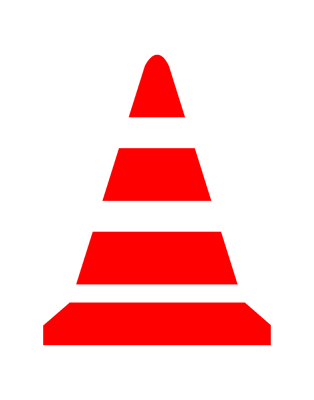FREE Traffic Cone VLC Vector Icon PNG | Citypng