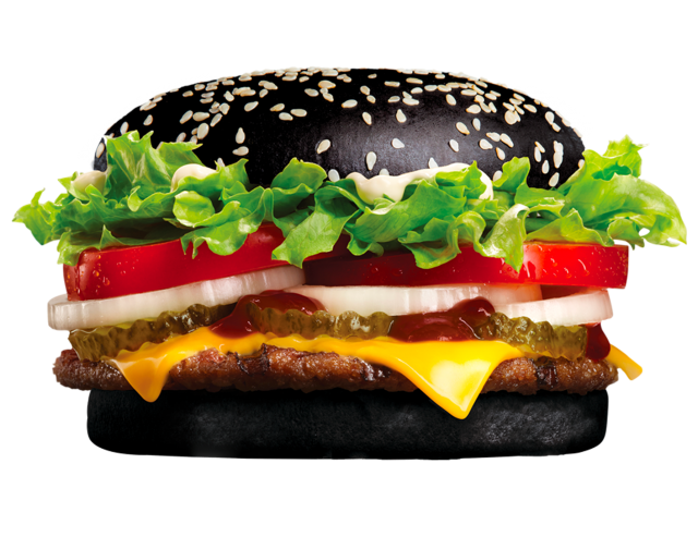 HD Black Hamburger Bun Whopper PNG | Citypng
