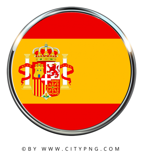 Spain Isometric 3D Flag Icon HD Transparent PNG | Citypng