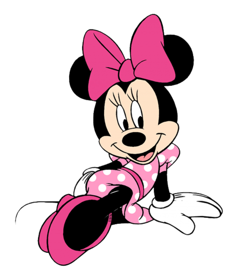 HD Minnie Mouse Sitting Down Thinking PNG | Citypng