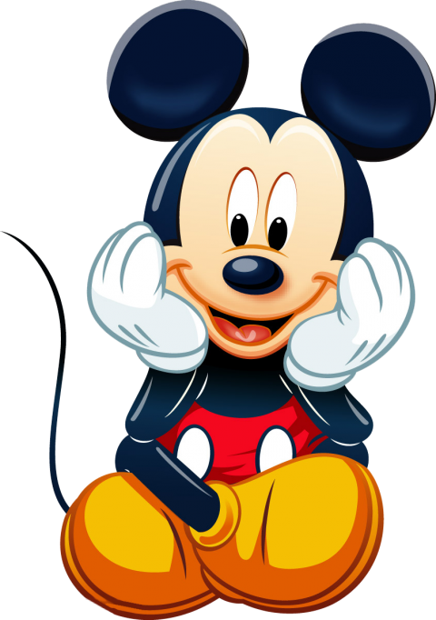 Mickey Mouse Cartoon Character On Rope HD PNG | Citypng
