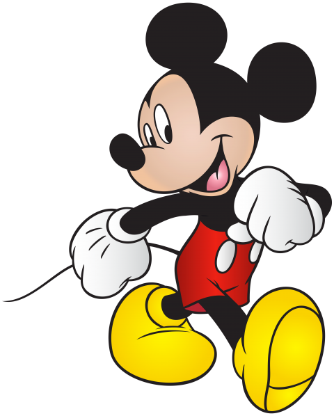 Mickey Mouse Cartoon Character Walking Image PNG | Citypng