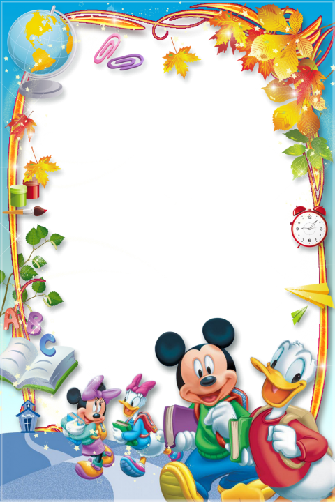 Mickey Mouse With Friends Photo Frame HD PNG | Citypng