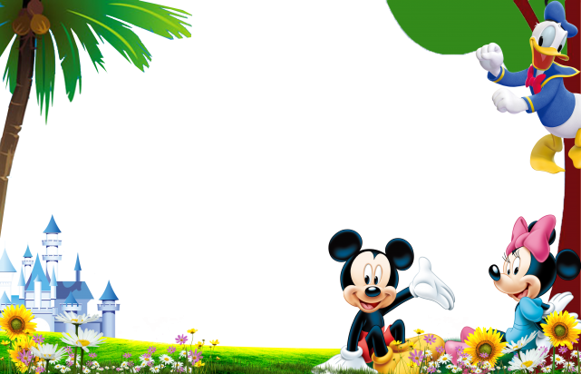 HD Disney Mickey Mouse Characters Frame PNG | Citypng
