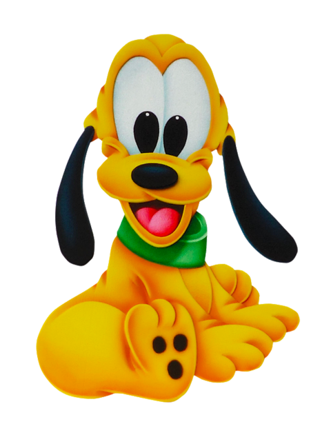 Pluto Dog Face Mickey Mouse Character PNG | Citypng