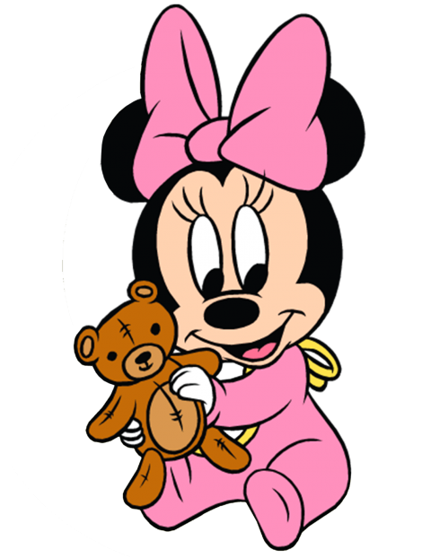 Baby Minnie Mouse Laying Down PNG | Citypng