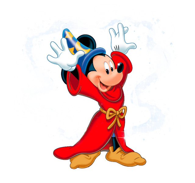 HD Disney Mickey Mouse Magician Illustration PNG | Citypng