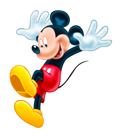 HD Mickey Mouse Character Jumping PNG | Citypng